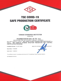PharmaVision - TSE COVID-19 Safe Production Certificate